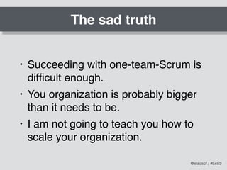 Descaling agile webinar | PPT