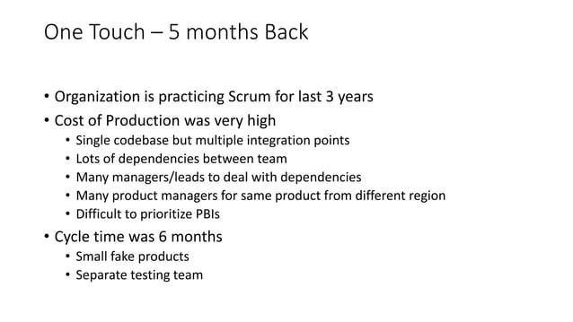 Descaling Through Less Large Scale Scrum Ppt