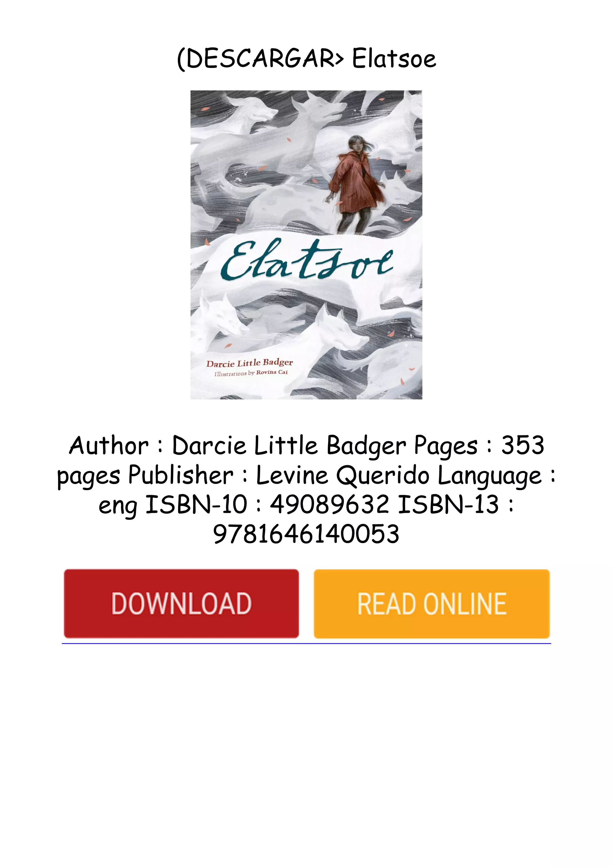 (DESCARGAR> Elatsoe | PDF