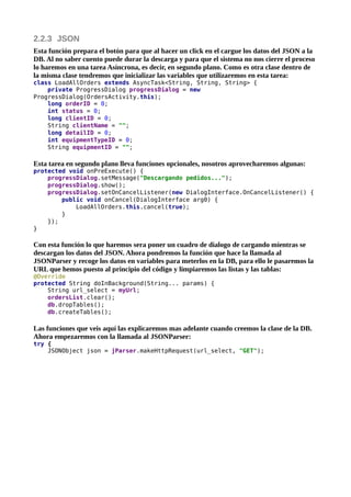 Descargar datos con JSON en Android | ODT