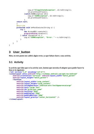 Descargar datos con JSON en Android | ODT