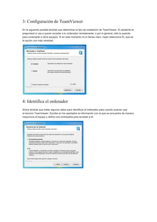 Descargar e instalar teamviewer | PDF