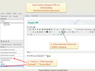 Tutorial para descargar recursos en gif - flash insertarlo en exelearning | PPT