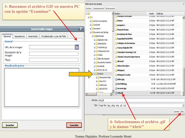 Tutorial para descargar recursos en gif - flash insertarlo en exelearning | PPT