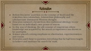 Cartesian Dualism in The Brain is Wider than the SKy | PPTX
