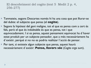 Descartes i el cogito | PPT