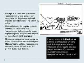 Descartes i el cogito | PPT