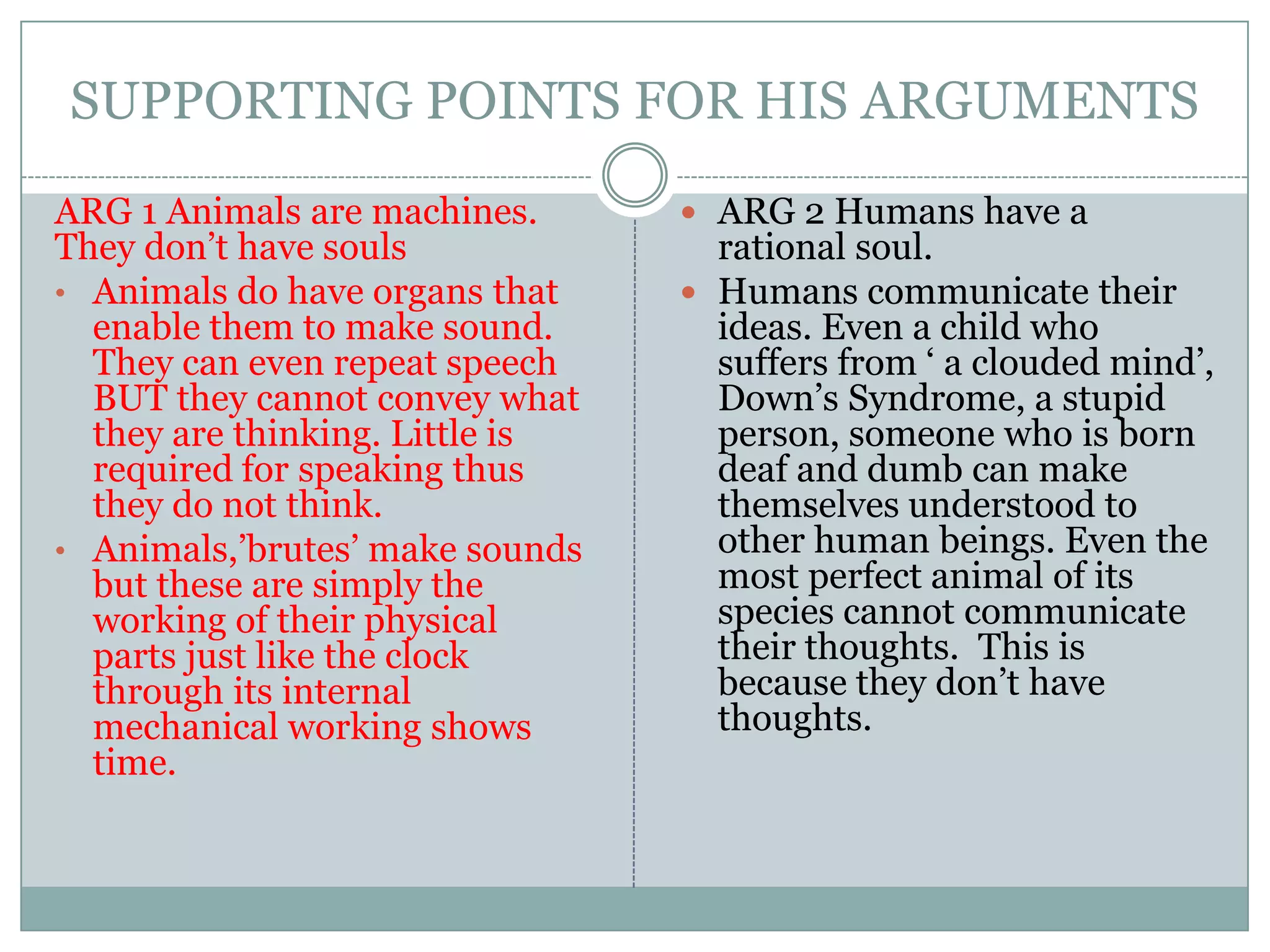 Descartes discourse on method part v | PPTX