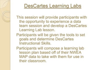 DesCartes Learning Labs | PPT