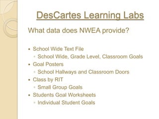 DesCartes Learning Labs | PPT