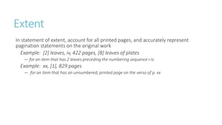 Descriptive Cataloging for Special Collections, University of Miami ...