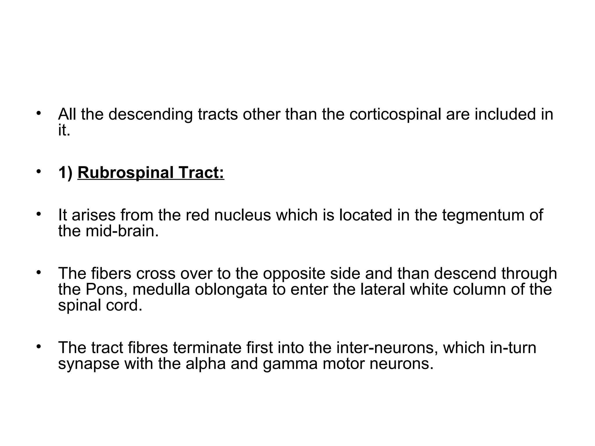 Descending motor pathways | PPT