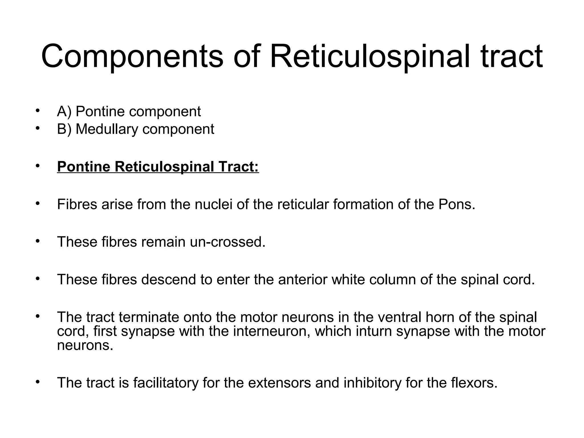 Descending motor pathways | PPT