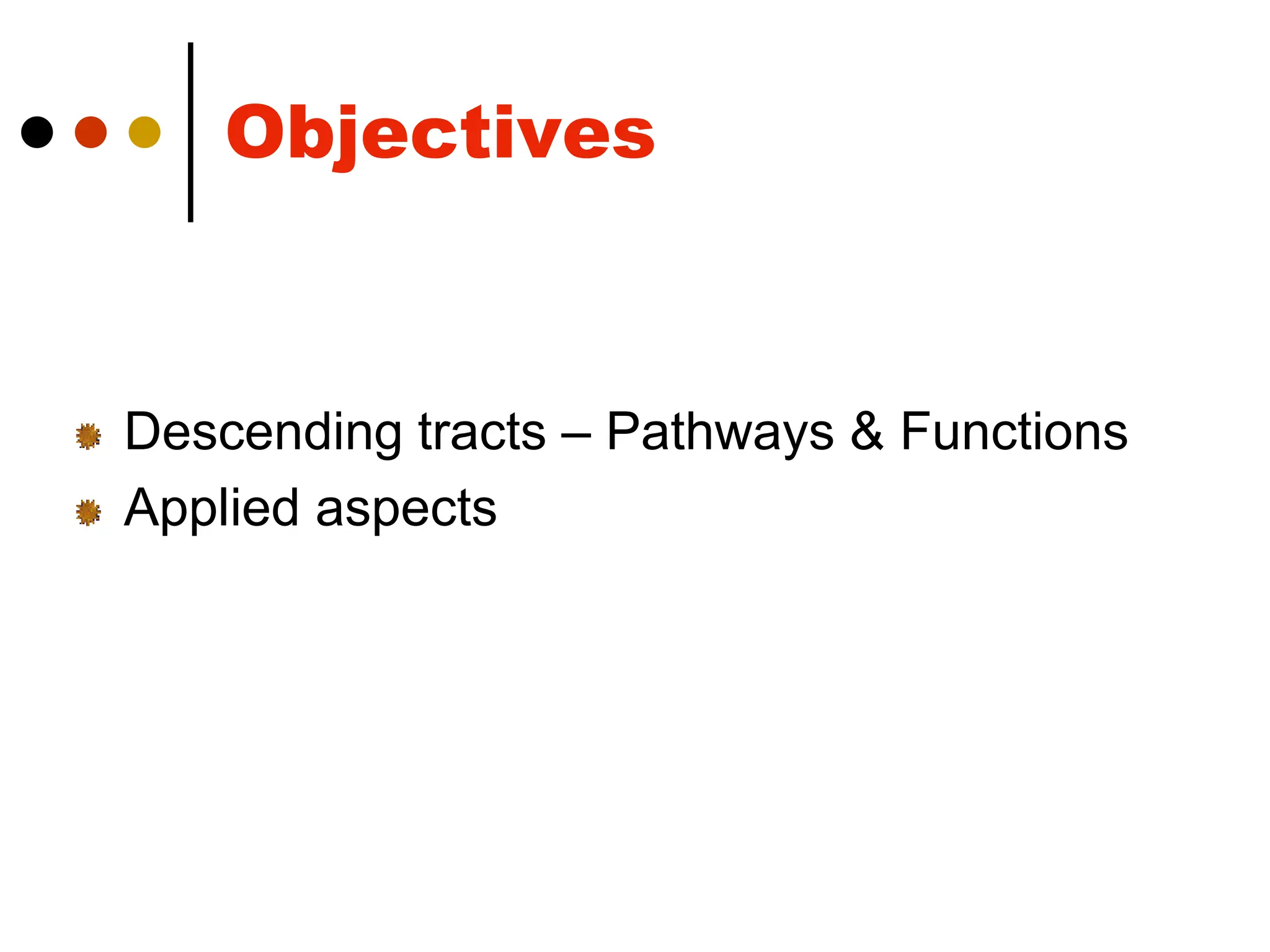 Descending tracts Physiology Central nervous | PPTX