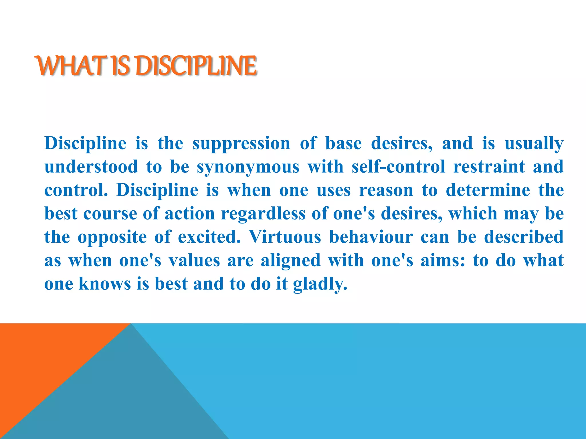 Descipline activities in schools | PPT