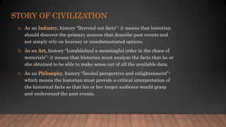 Descipline of history | PPTX