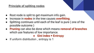 Decision trees in Machine Learning | PDF
