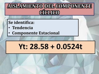 Descomposicion en series de tiempo | PPTX