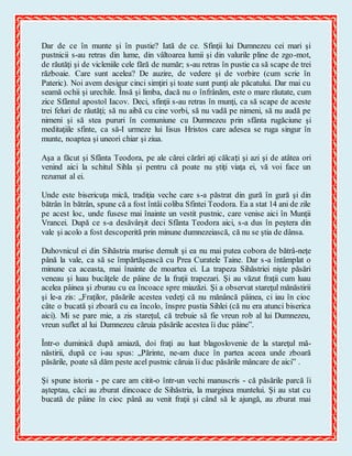 Arhimandritul Cleopa Ilie - Descoperirea Sfintei cuvioase Teodora de la ...