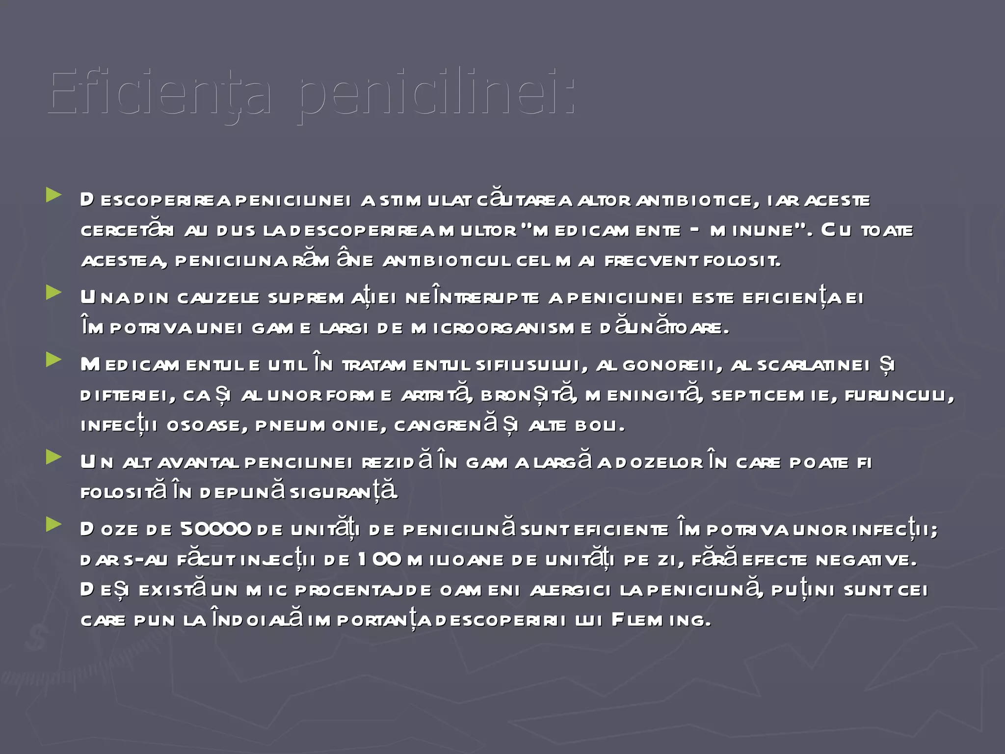 Descoperirea penicilinei | PPT