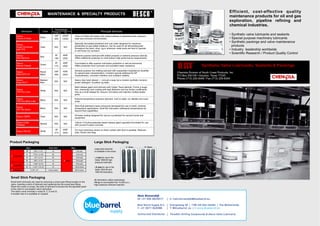 Desco valve lubricants | PDF