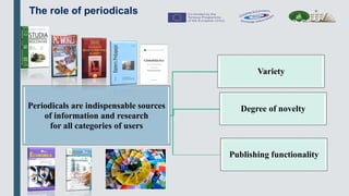 Articles from periodical publications and collections - important ...