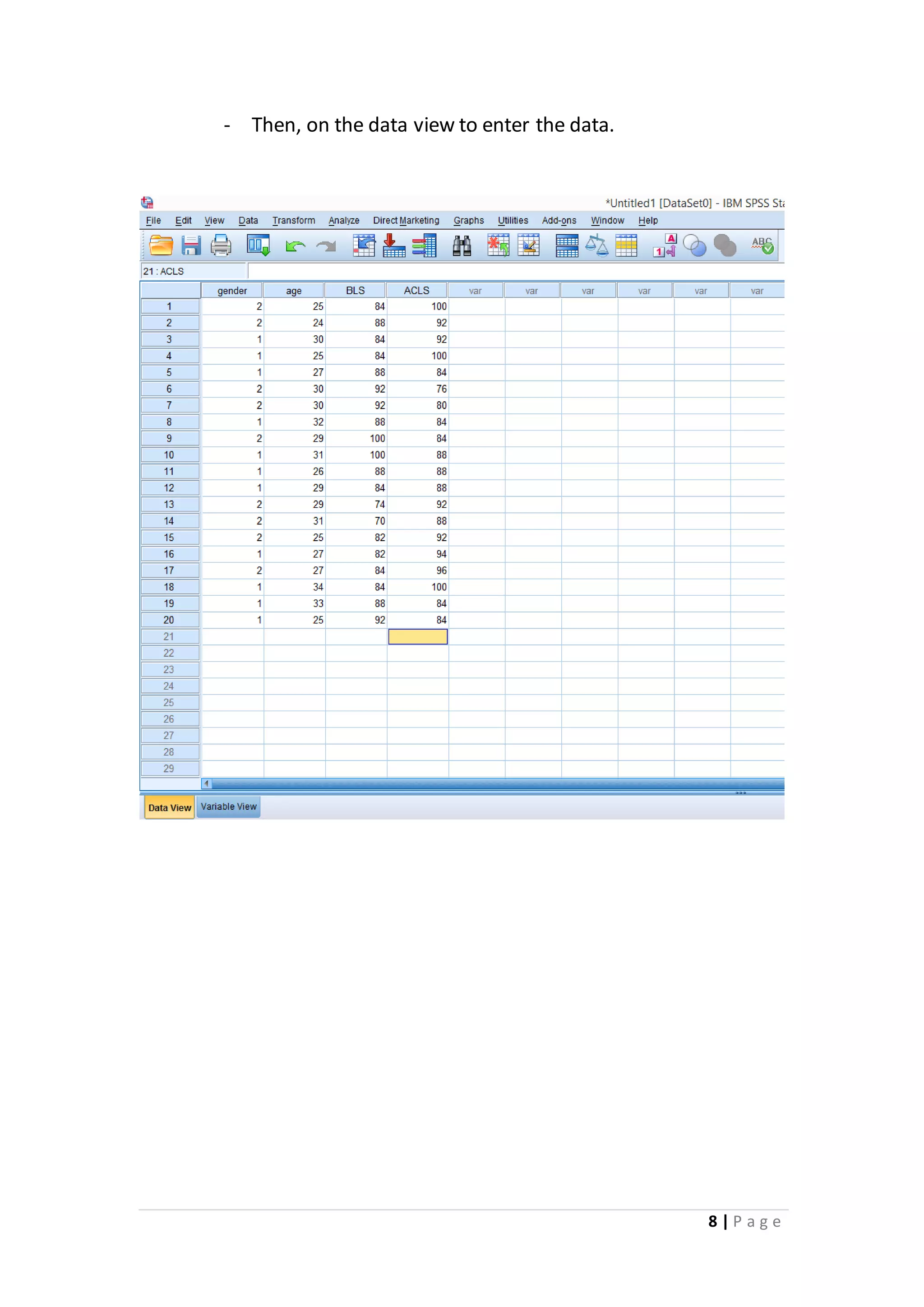 Descriptive Statistics Spss Docx Science