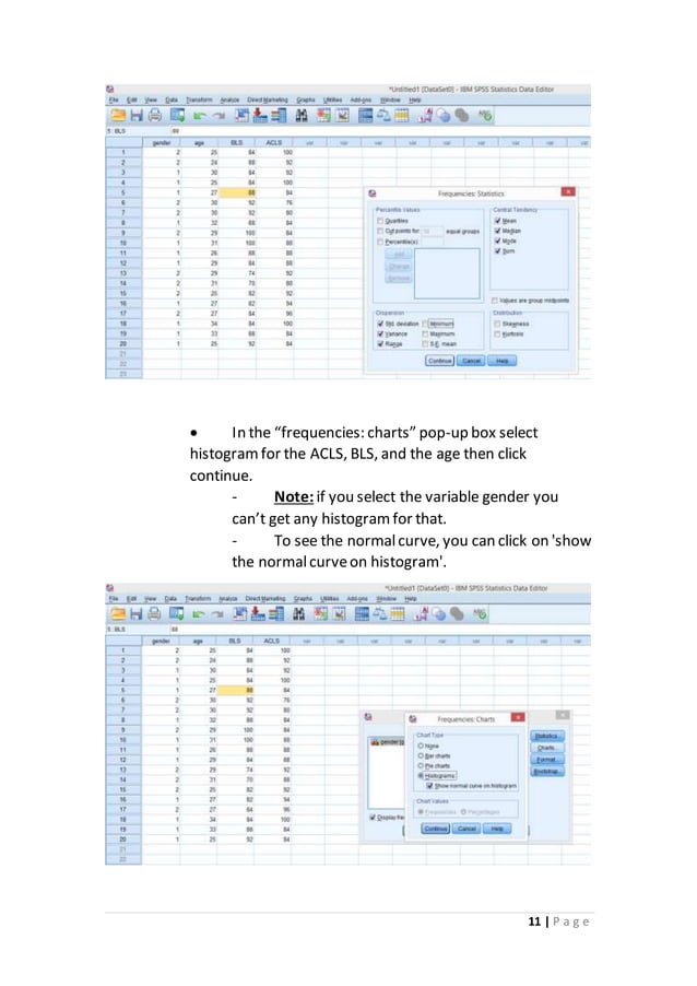 Descriptive Statistics - SPSS | DOCX | Science