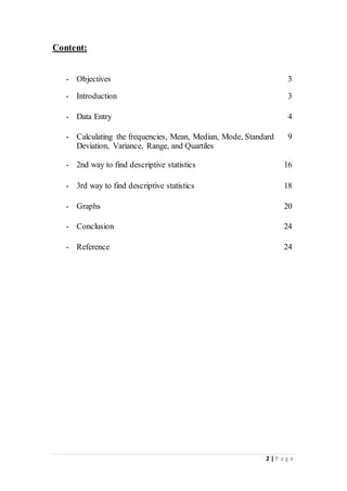 Descriptive Statistics - SPSS | DOCX
