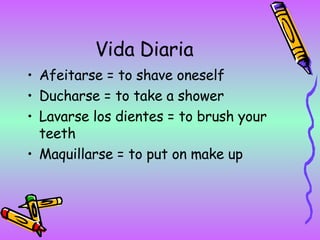 Describe Tú Vida Diaria Ch 3 Sp 2 | PPT