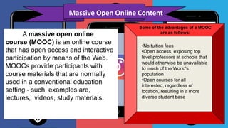 describe and define masive open online.pptx | 3-D Graphics | Computer ...