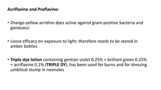 DESCRIBE AND DISCUSS ANTISEPTICS AND DISINFECTANTS.pptx