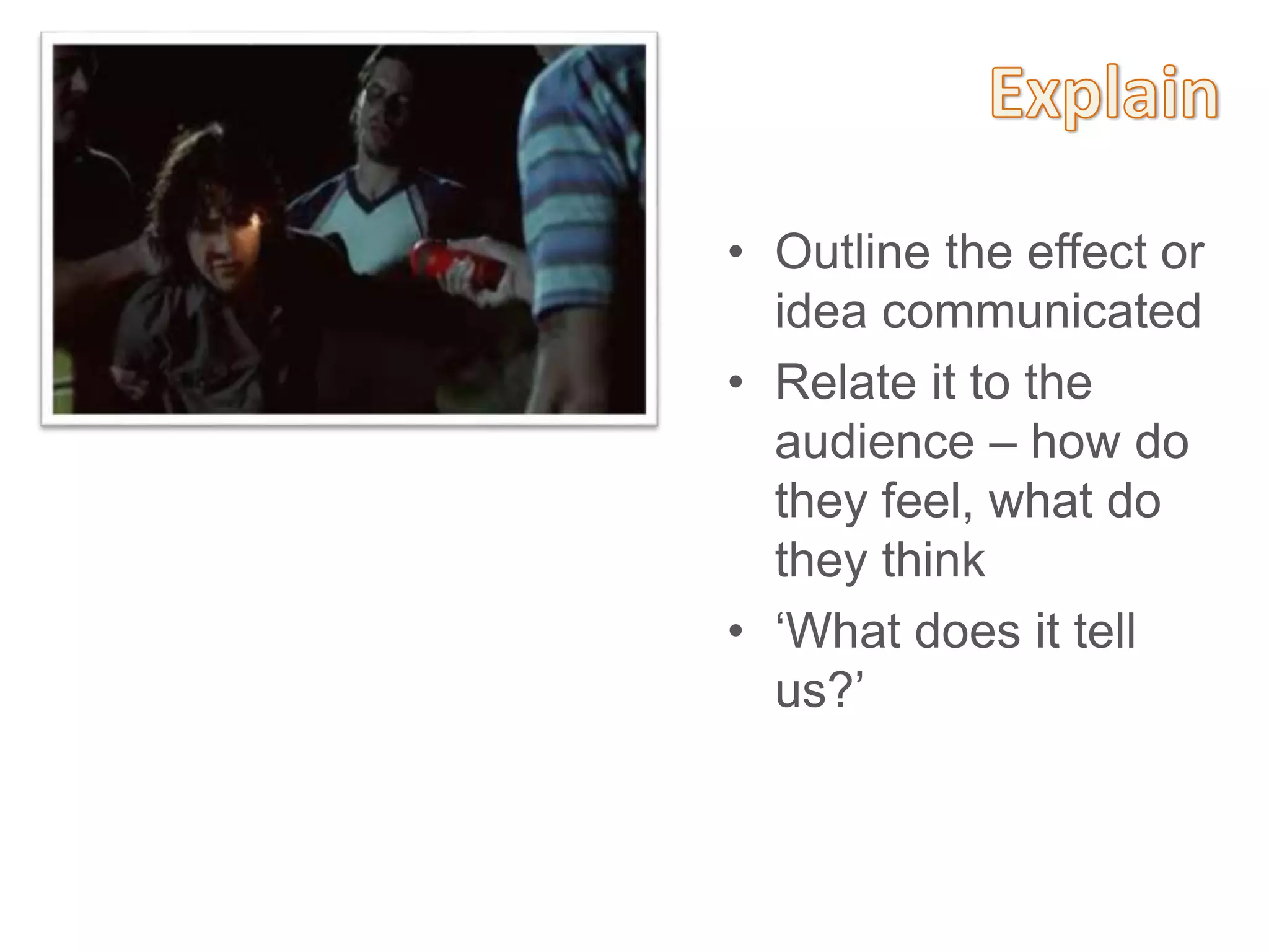 Identify, describe and explain | PPTX