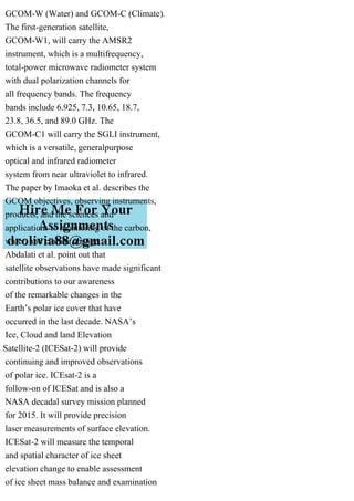 Describe and explain satellite remote sensing mission for monitoring.pdf