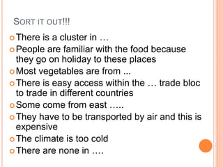 Describe and explain the pattern on a map | PPTX | Geography | Science