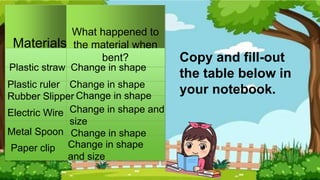 Describe changes in solid materials when they are bent (1).pptx ...