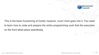 Describe how corda works | PPT