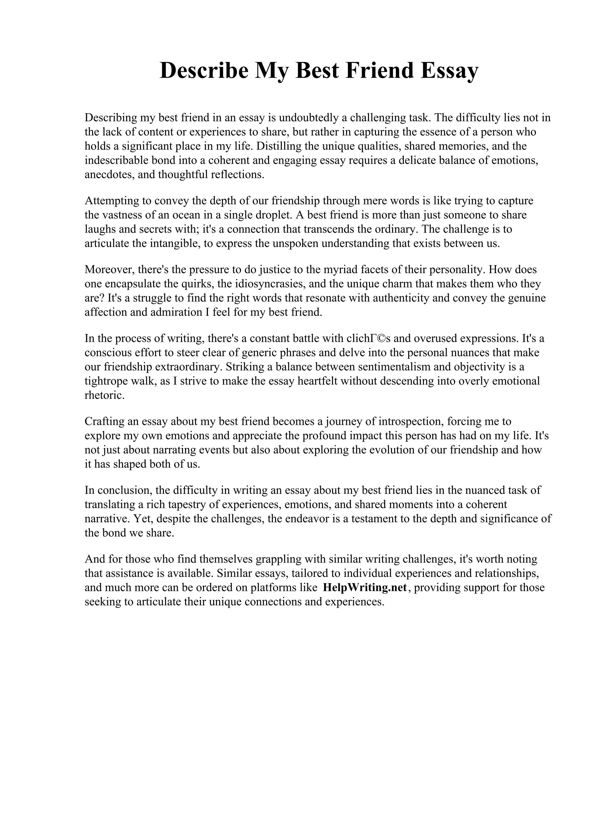 Describe My Best Friend Essay.pdf