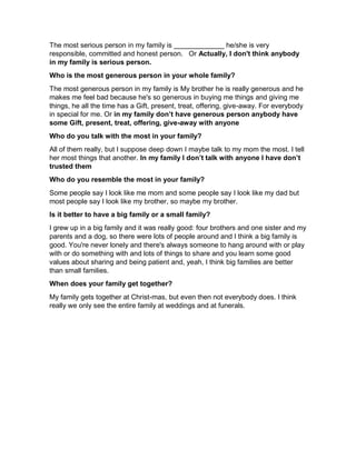 Describen family | PDF