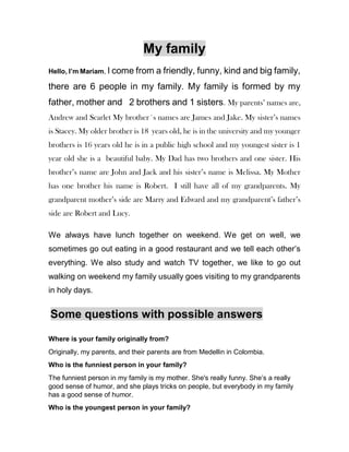 Describen family | PDF