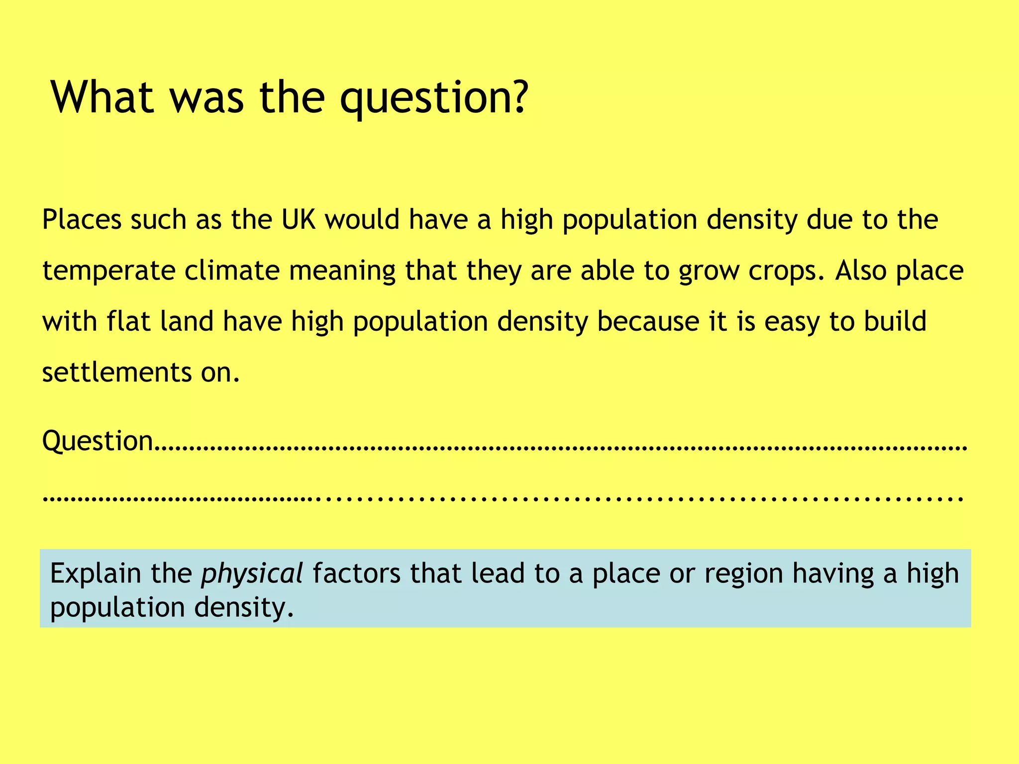 Describe Or Explain | PPT | Geography | Science