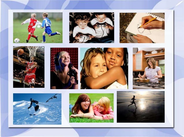 Describe picture using present continuous | PPT