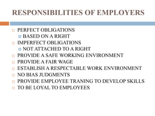 Lina Franco Lawyer - Describe responsibilities of employees | PPT
