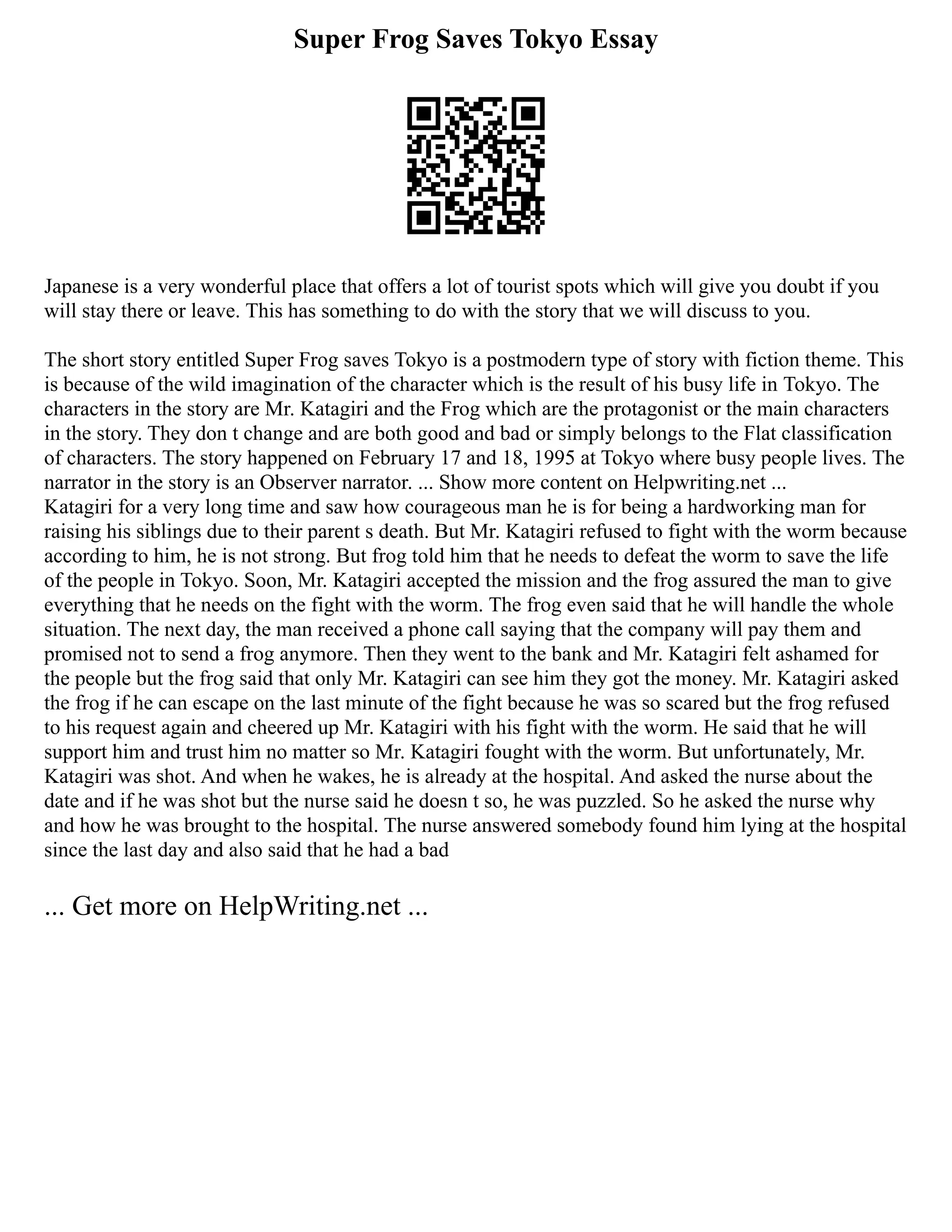 Describe The Frog Writing Activity Sheet,Frog - Twinkl | PDF