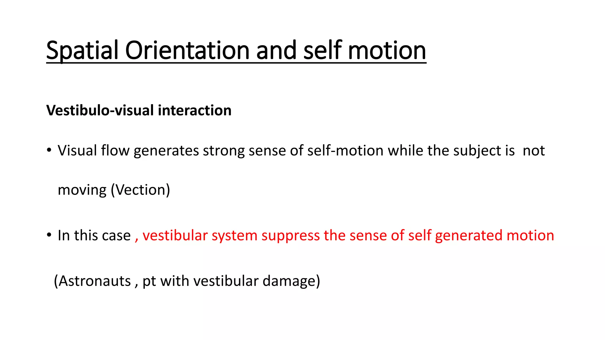The functions of vestibular apparatus | PPTX