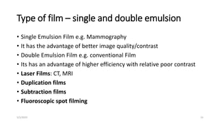 DESCRIBE THE RADIOGRAPHIC FILM AND FILM PROCESSING.pptx