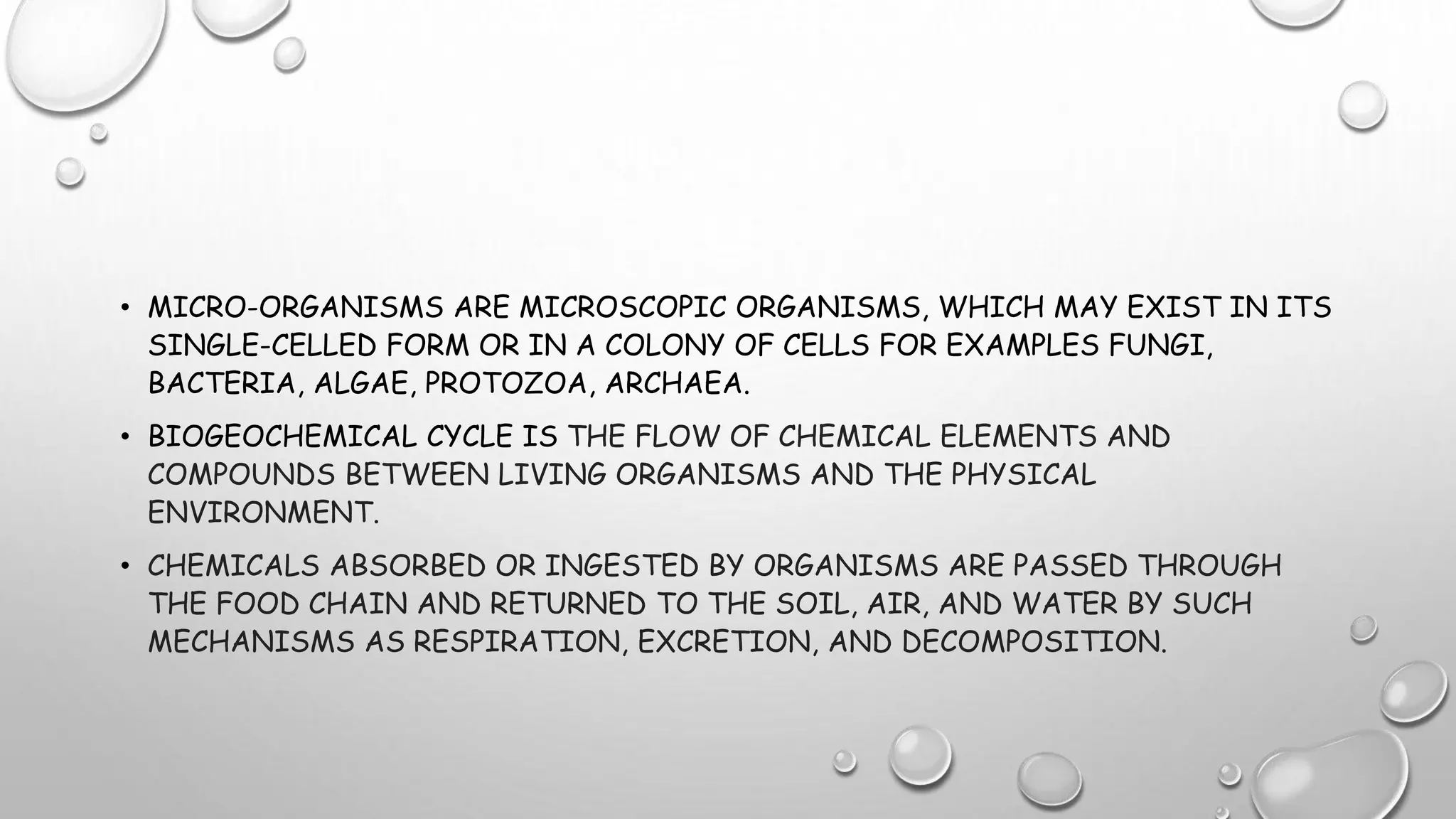 THE ROLE OF MICRO-ORGANISMS IN CARBON CYCLE | PPTX