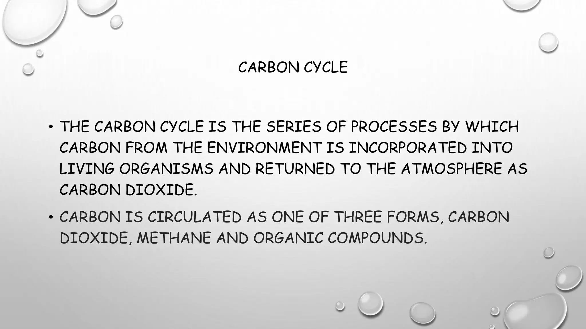 THE ROLE OF MICRO-ORGANISMS IN CARBON CYCLE | PPTX