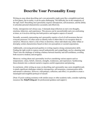 Describe Your Personality Essay.pdf