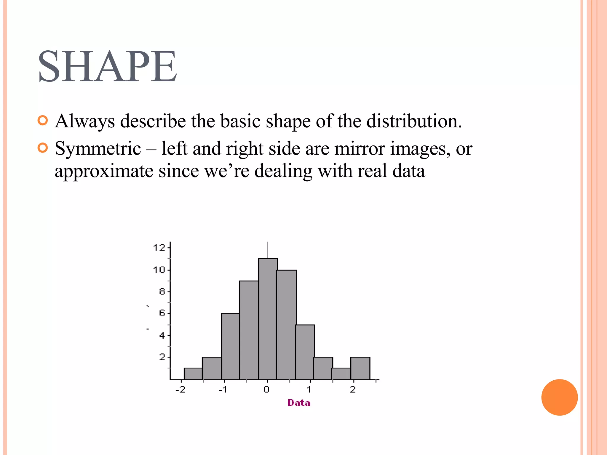 Describing Distributions | PPT